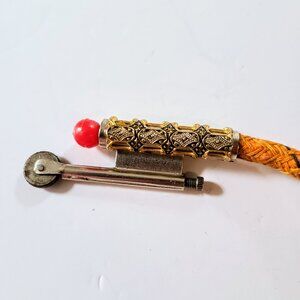 Other | Vintage Rope Lighter Rare Metal Filigree Grip Trench Lighter ...